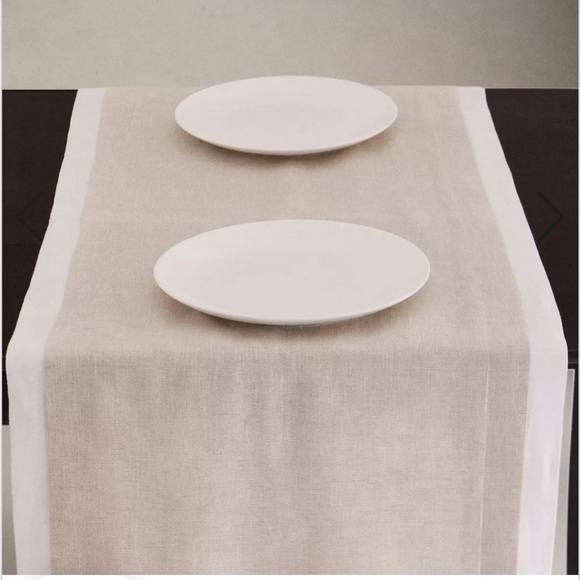 Zara | Dining | Zara Home 0 Linen Table Runner 195x63 In Made In ...